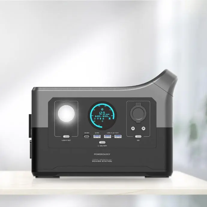 Powerology 700W Portable Power Generator - Fast Charging, APP Control